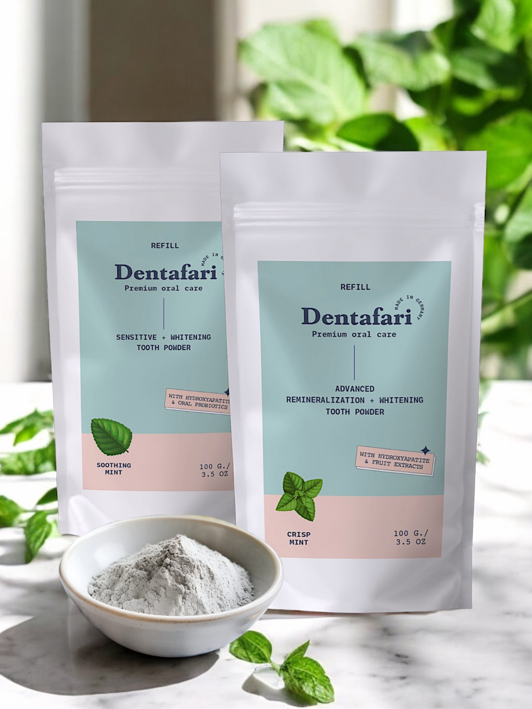 Dentafari | Natürliches Zahnpulver mit Hydroxylapatit