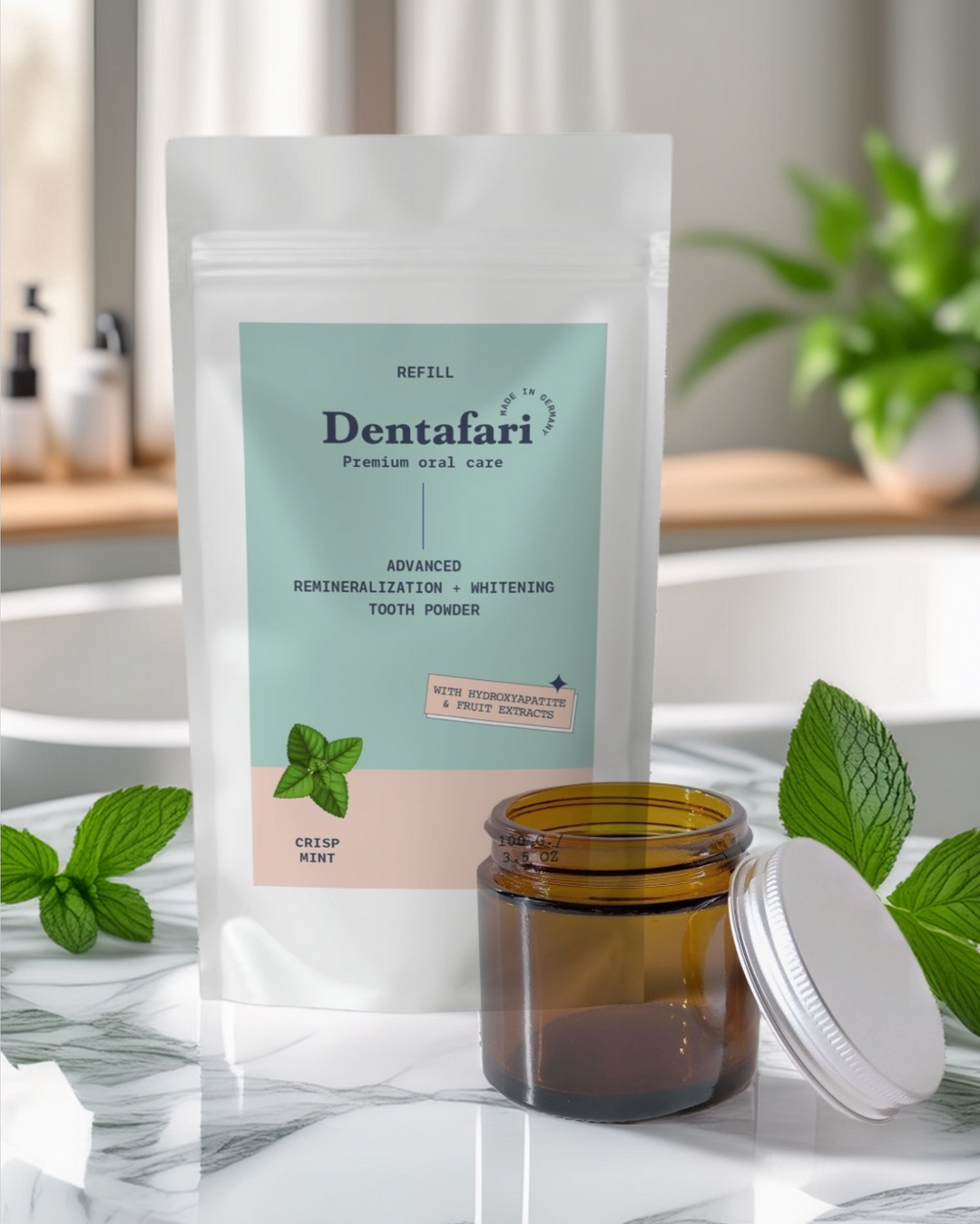 Dentafari | Natürliches Zahnpulver mit Hydroxylapatit