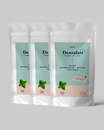 Dentafari storage set - polvo dental con hidroxiapatita y probióticos